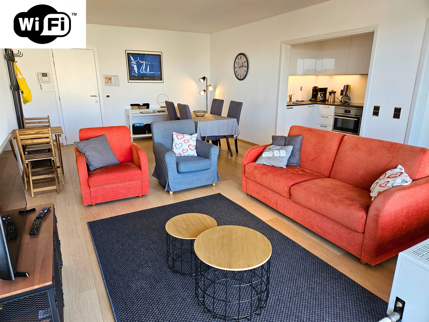 Appartement avec 1 chambre à coucher à louerà DE PANNE - Ref. ZODU ...